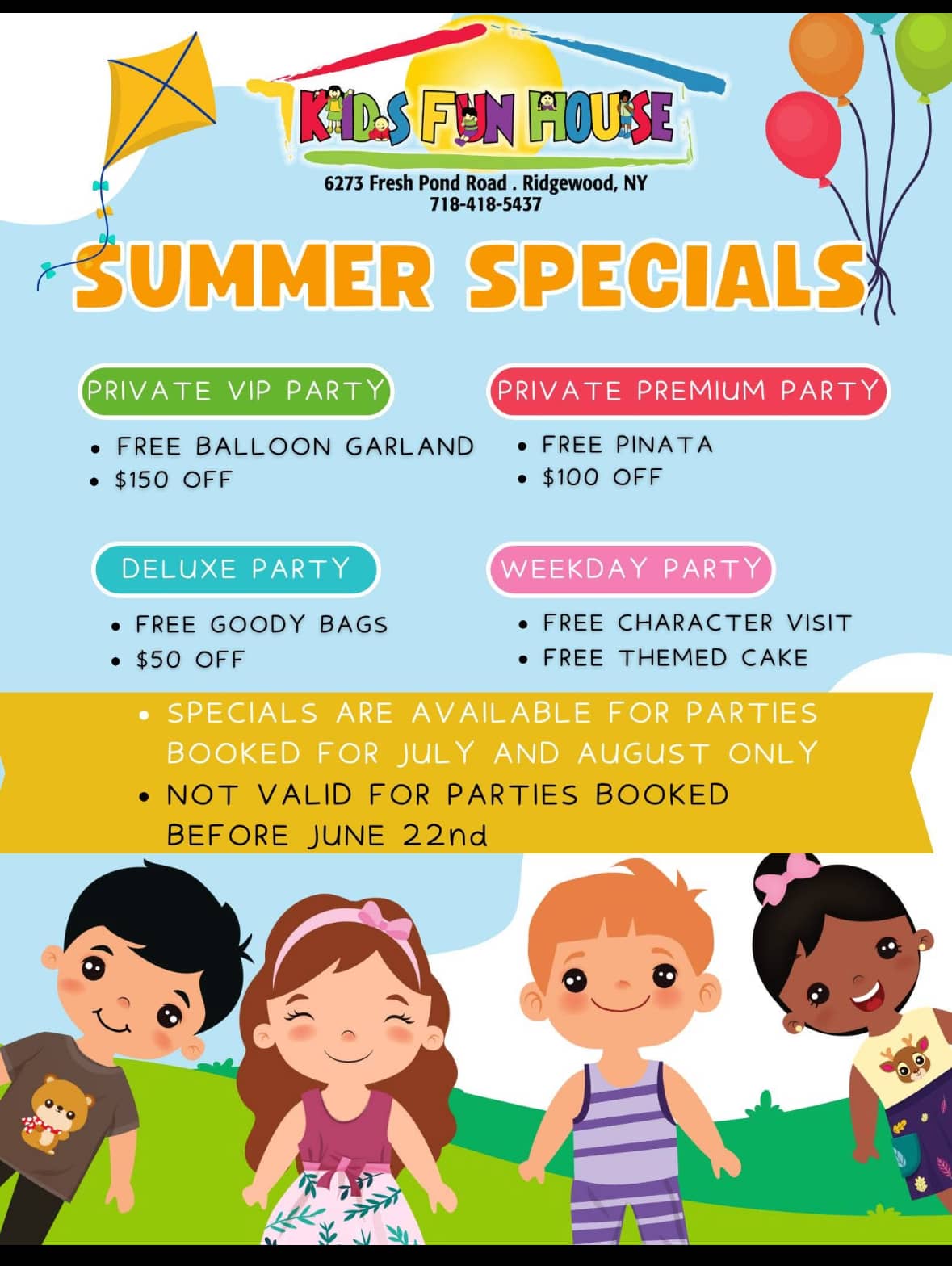 Walk-In Party Special